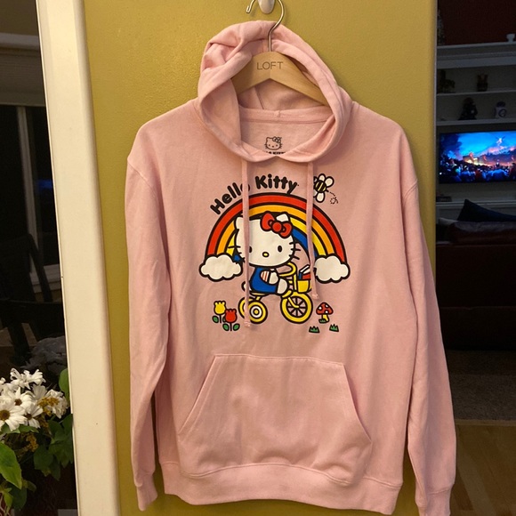 Hello Kitty | Tops | Nwt Hello Kitty Womensgirls Hooded Sweater | Poshmark